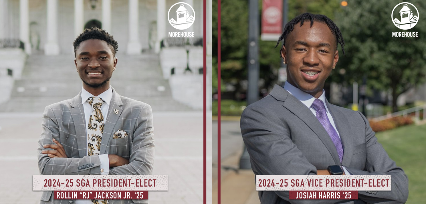 2024-2025 Morehouse SGA President-Elect and Vice President-Elect Announced